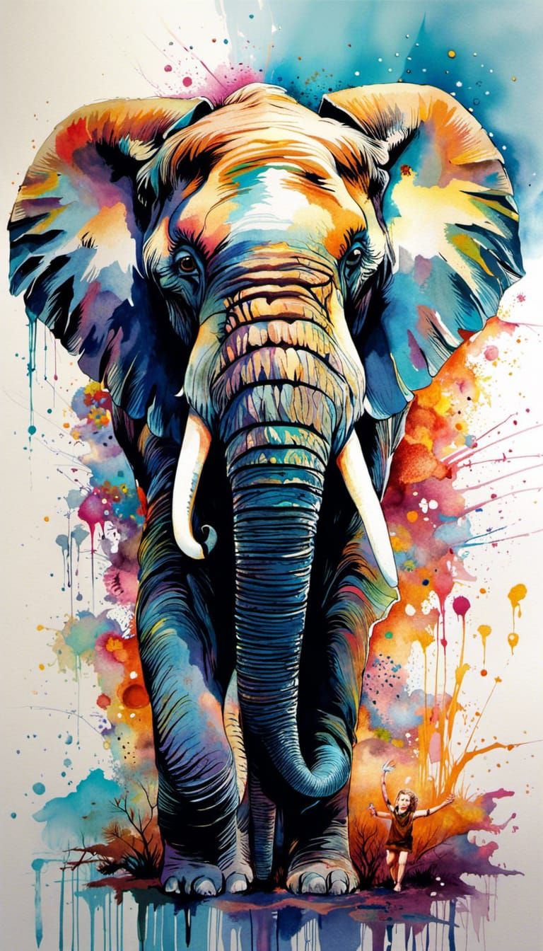 Elephant sdxl1 - AI Generated Artwork - NightCafe Creator