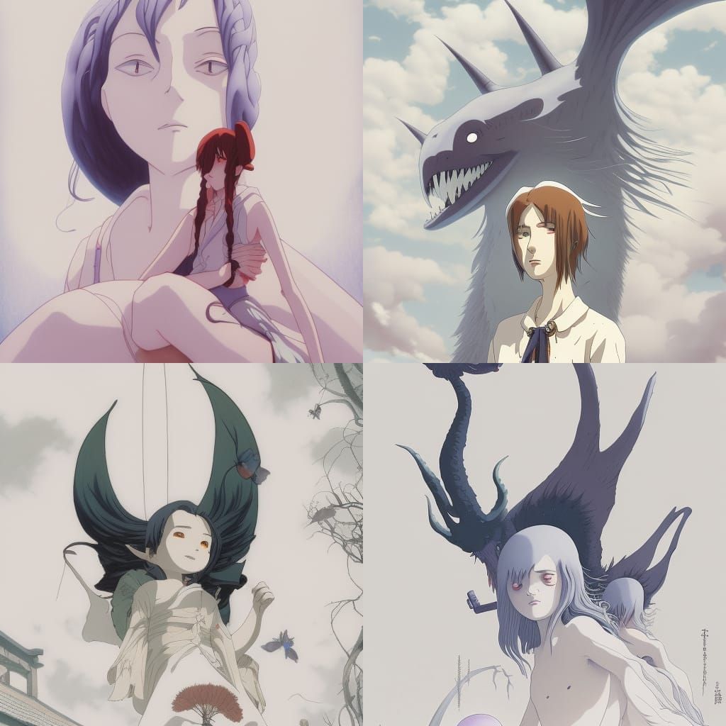 My nightmare Gerald Brom Studio Ghibli, Anime Key Visual, by Makoto ...