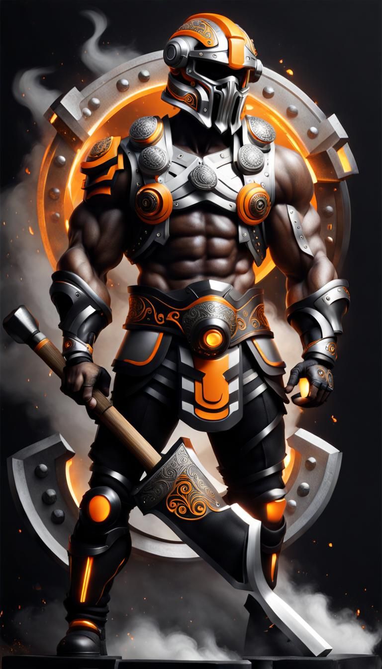Hephaestus, the Forgemaster - AI Generated Artwork - NightCafe Creator