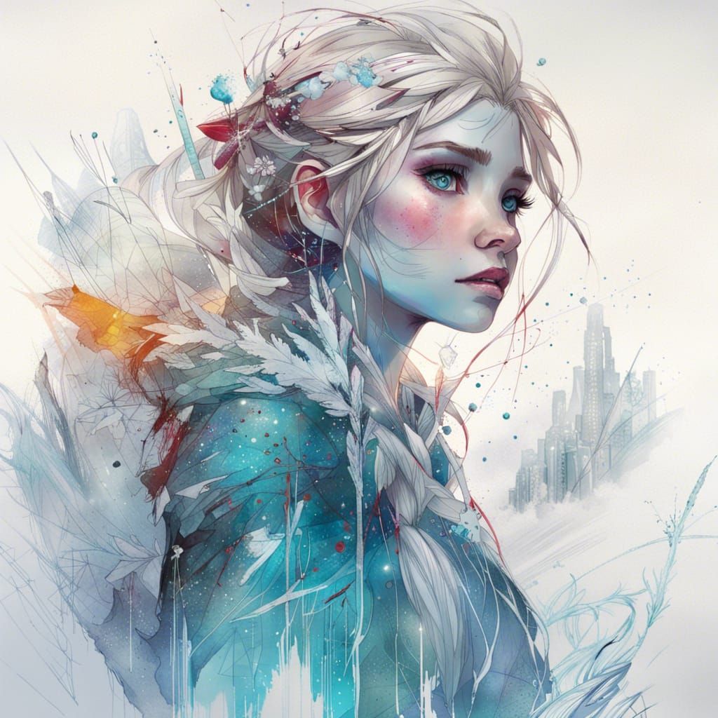 Princess Elsa - AI Generated Artwork - NightCafe Creator