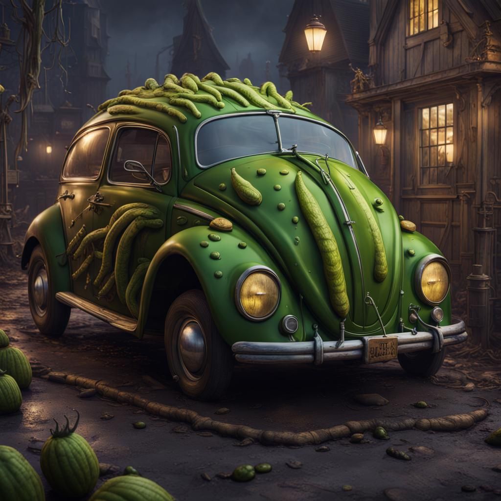 Volkswagen Pickle - AI Generated Artwork - NightCafe Creator