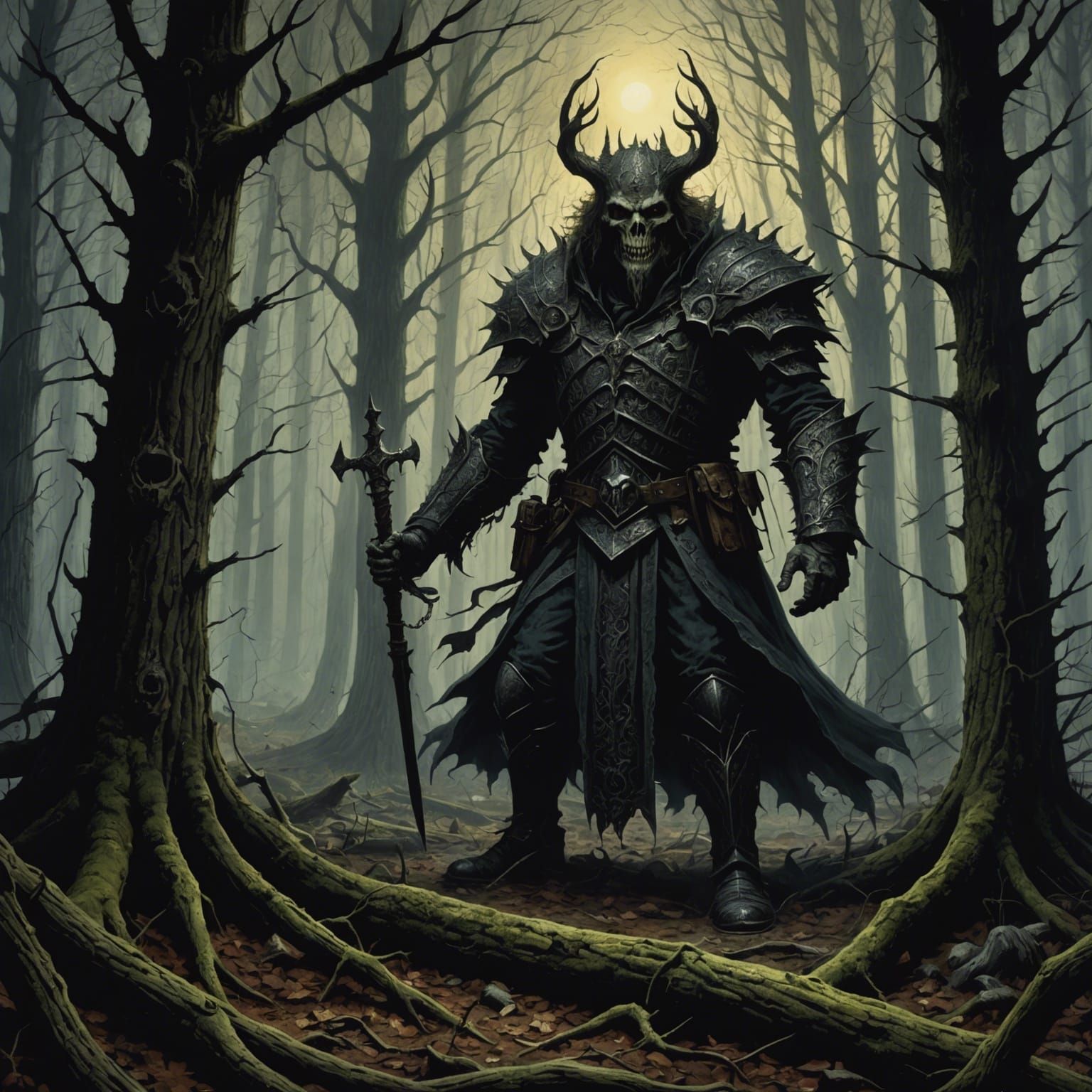 Forest Knight - AI Generated Artwork - NightCafe Creator