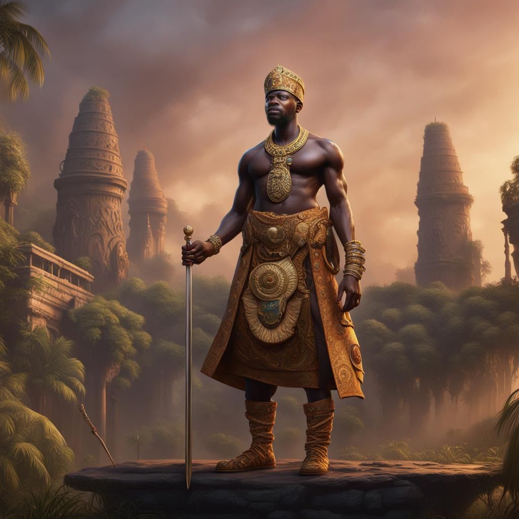 KOBI THE KING OF NIGERIA - AI Generated Artwork - NightCafe Creator