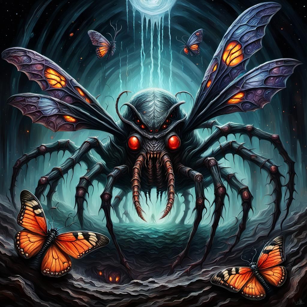spider like creature - AI Generated Artwork - NightCafe Creator