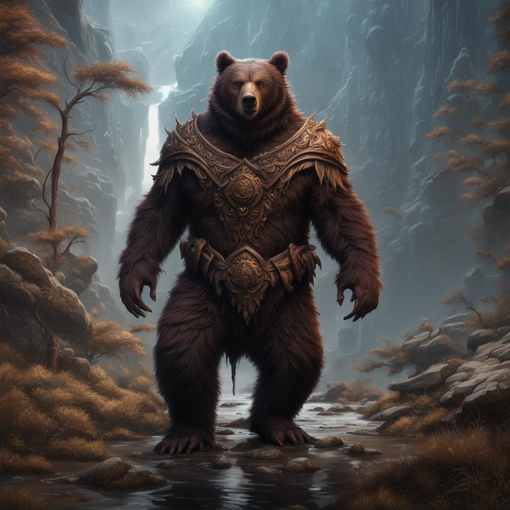bear man - AI Generated Artwork - NightCafe Creator