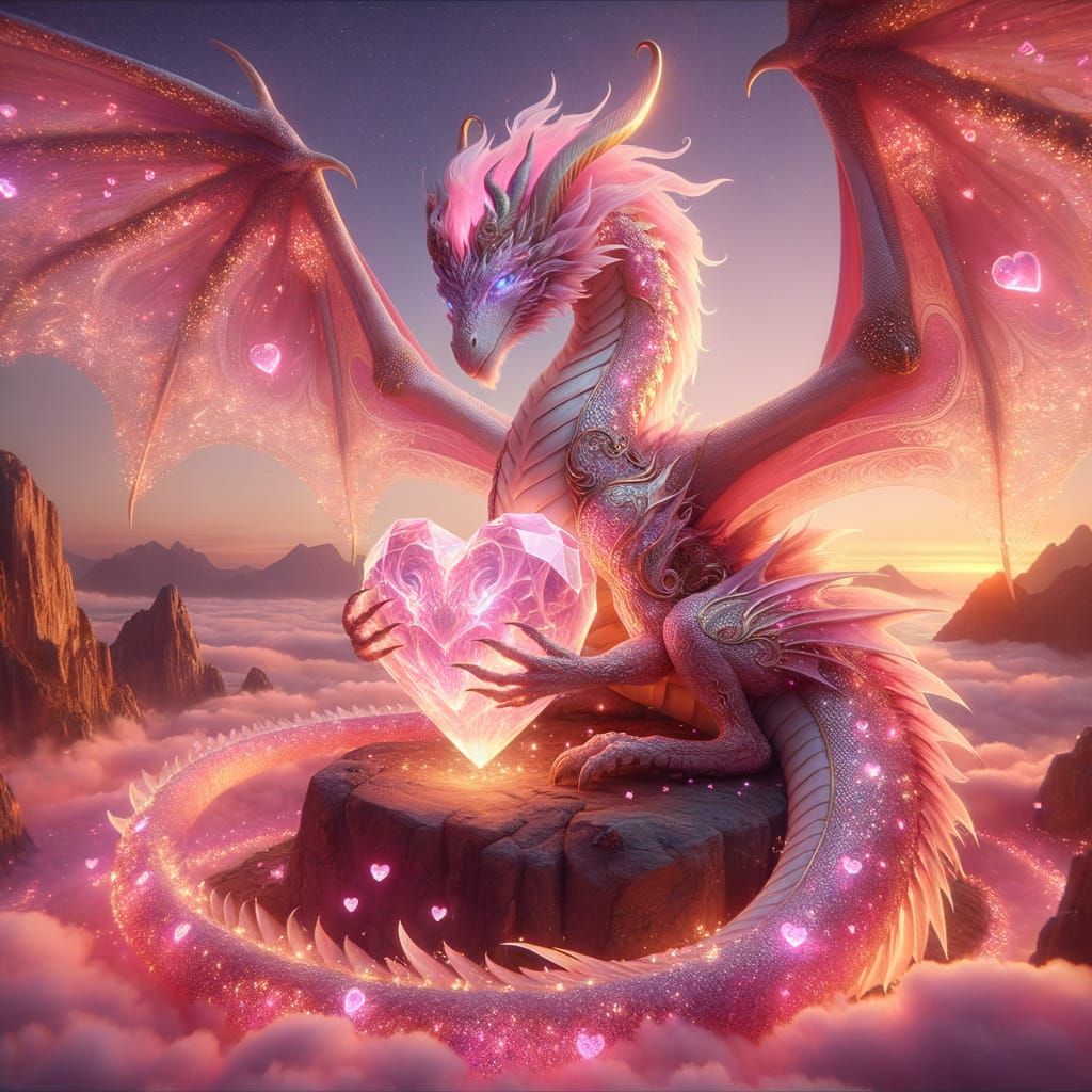 The dragon guarding universal love