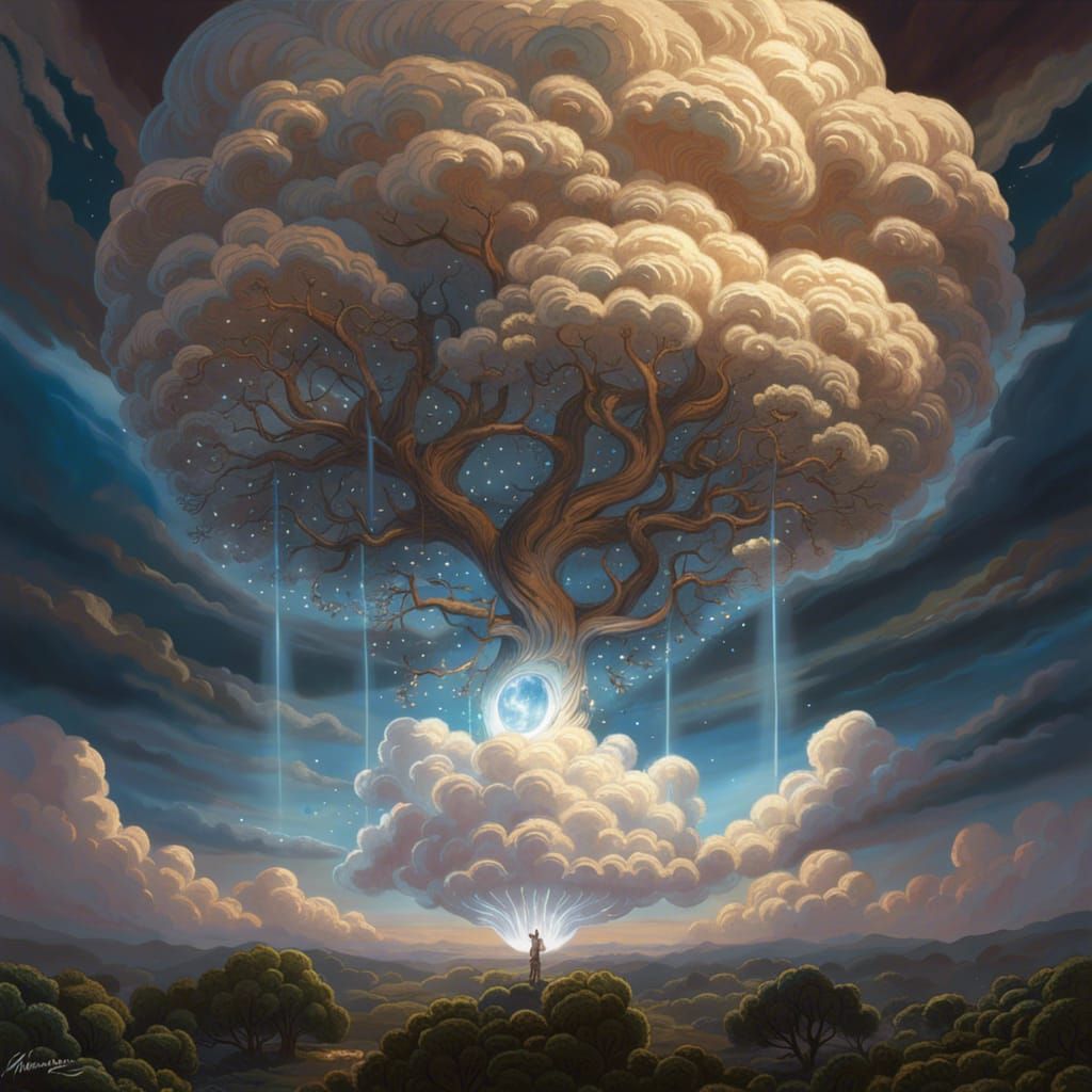 Sky Tree - AI Generated Artwork - NightCafe Creator