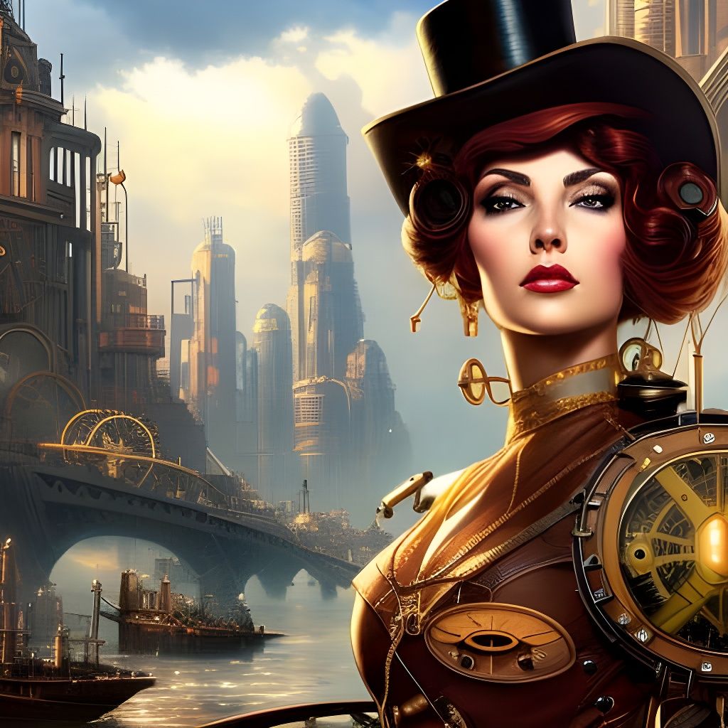 Steampunk engineer - AI Generated Artwork - NightCafe Creator