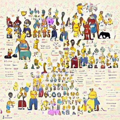 Every character from The Simpsons - AI Generated Artwork - NightCafe ...