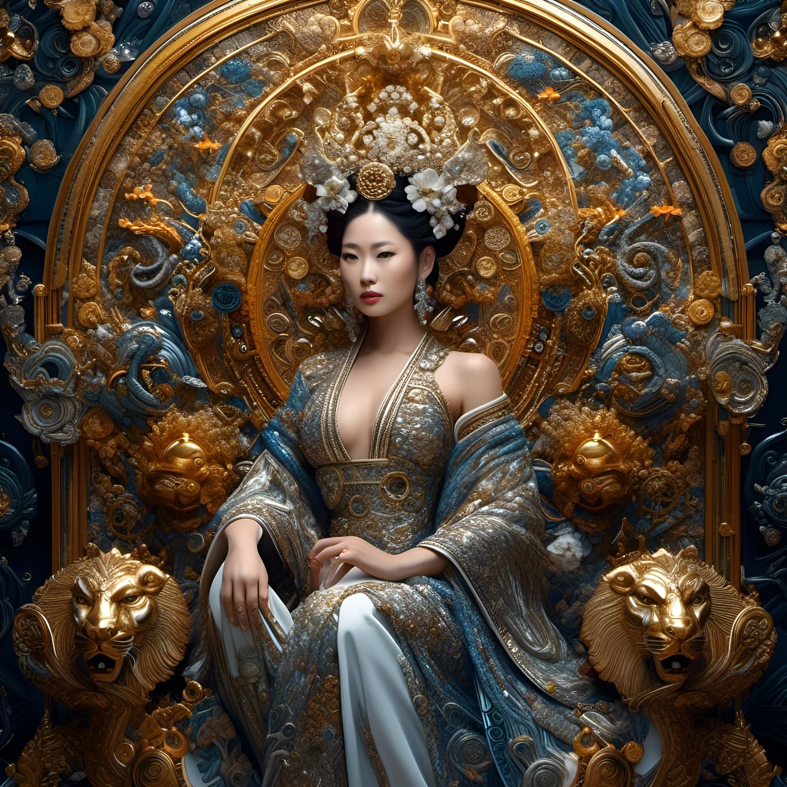 Empress Suiko (推古皇后) - AI Generated Artwork - NightCafe Creator