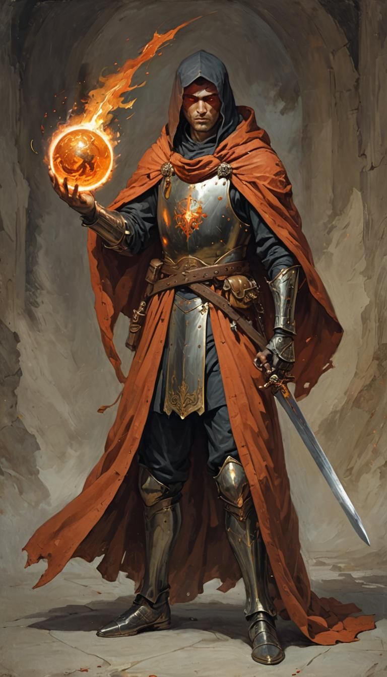 The Pyromancer - AI Generated Artwork - NightCafe Creator