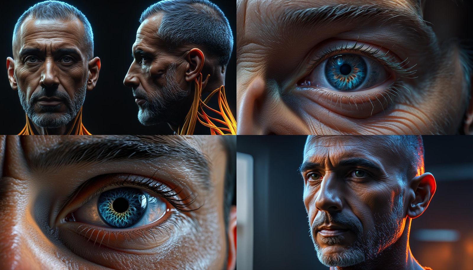 A portrait of a person with Fibonacci-based features - AI Generated ...