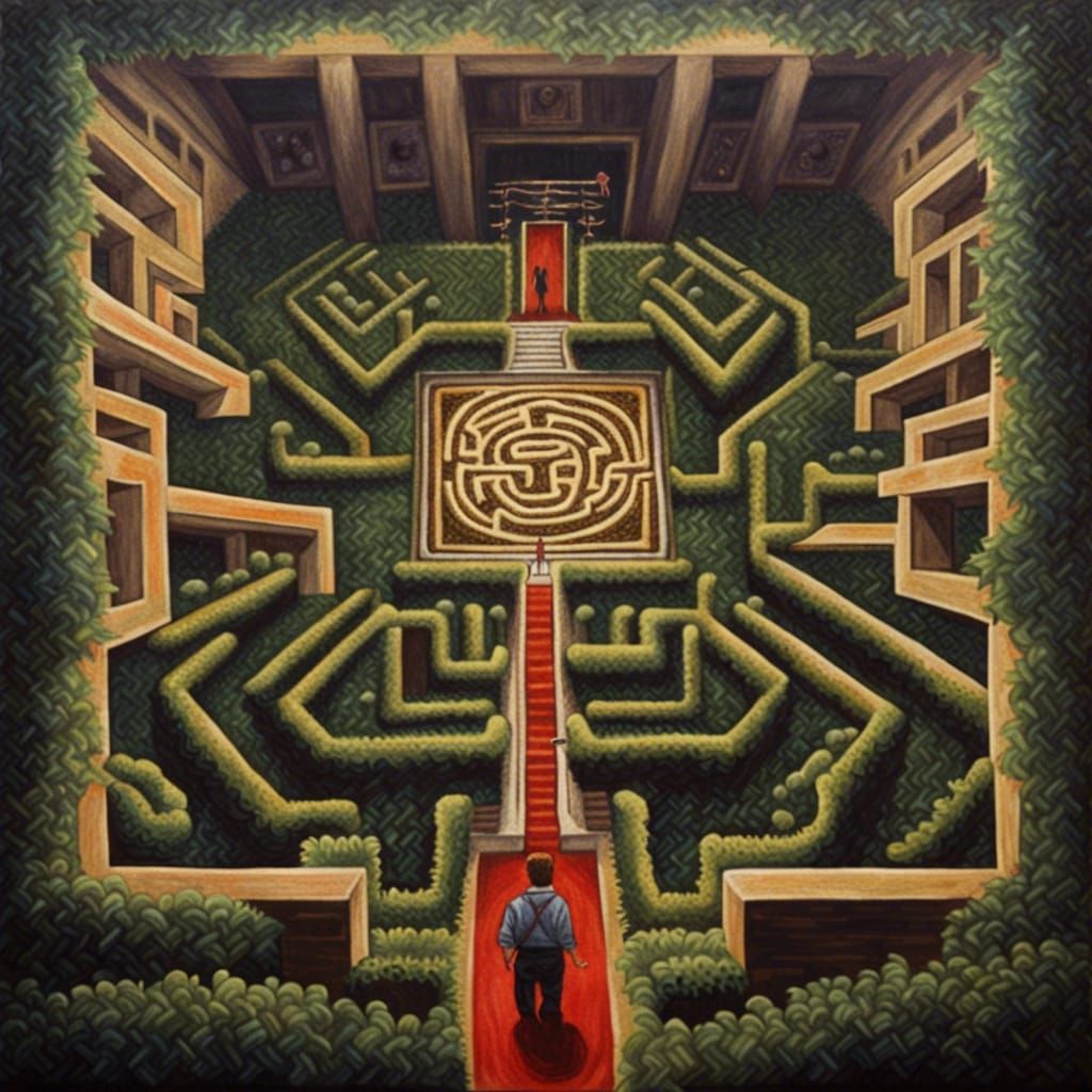 Labyrinth - AI Generated Artwork - NightCafe Creator
