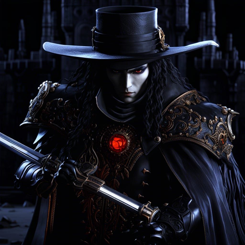 Vampire Hunter D intense - AI Generated Artwork - NightCafe Creator