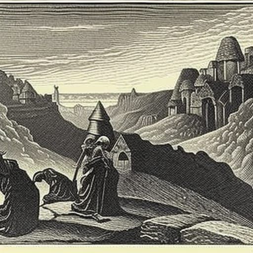 Traveling through a cursed field - AI Generated Artwork - NightCafe Creator