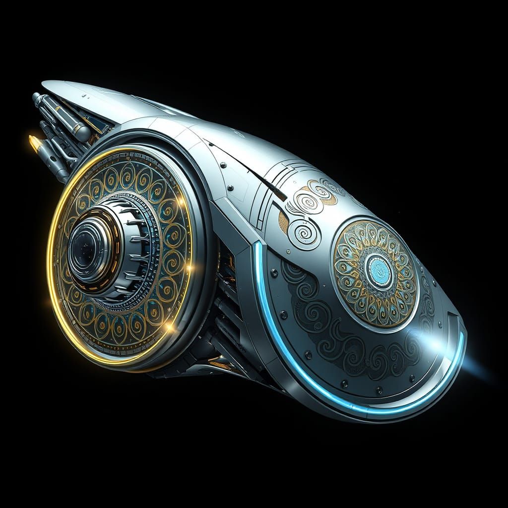 Sleek Luxury Hyperdrive Concept Art for Futuristic... - AI Art