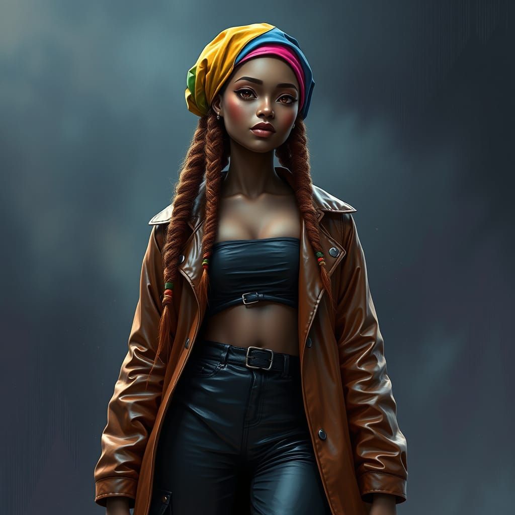 NIYA - Fantastical Fantasy Portrait in Deep Color and Intric...