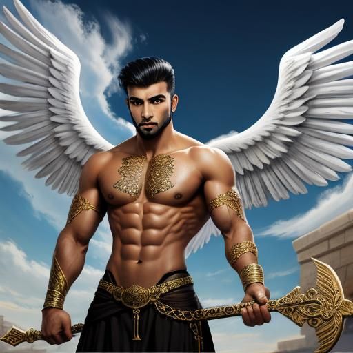 Arabian Angel - AI Generated Artwork - NightCafe Creator