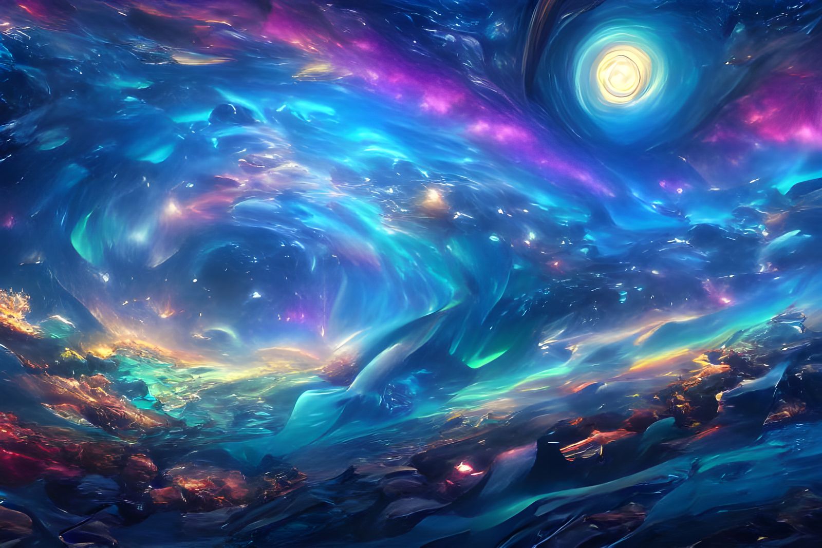 spacescape - AI Generated Artwork - NightCafe Creator