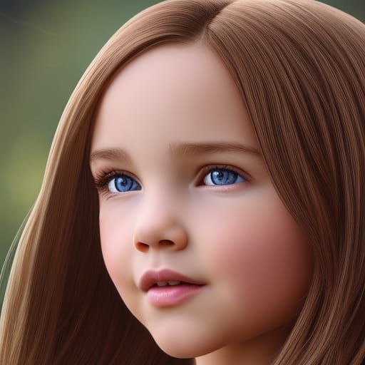 Cute Girl - AI Generated Artwork - NightCafe Creator