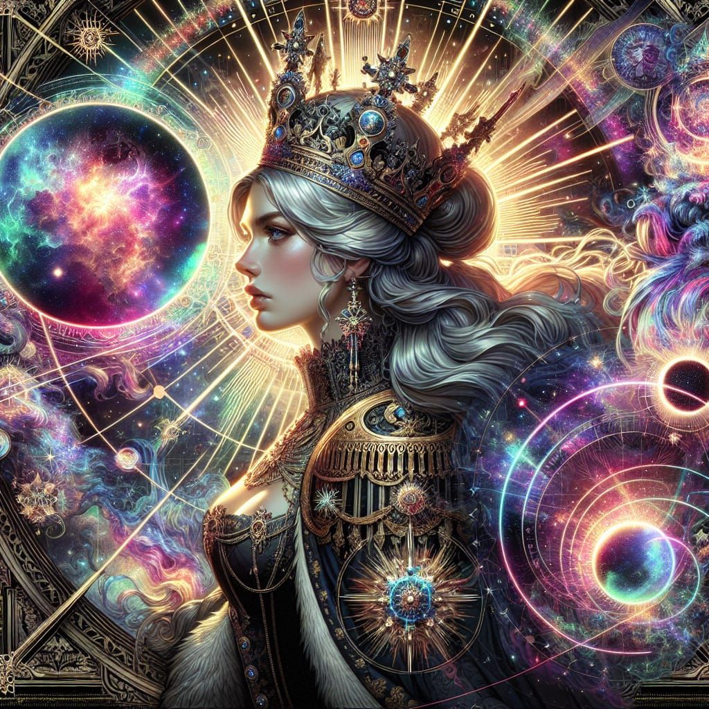 Her Royal Majesty, Empress - Celestial Empress in Neo-Gothic...