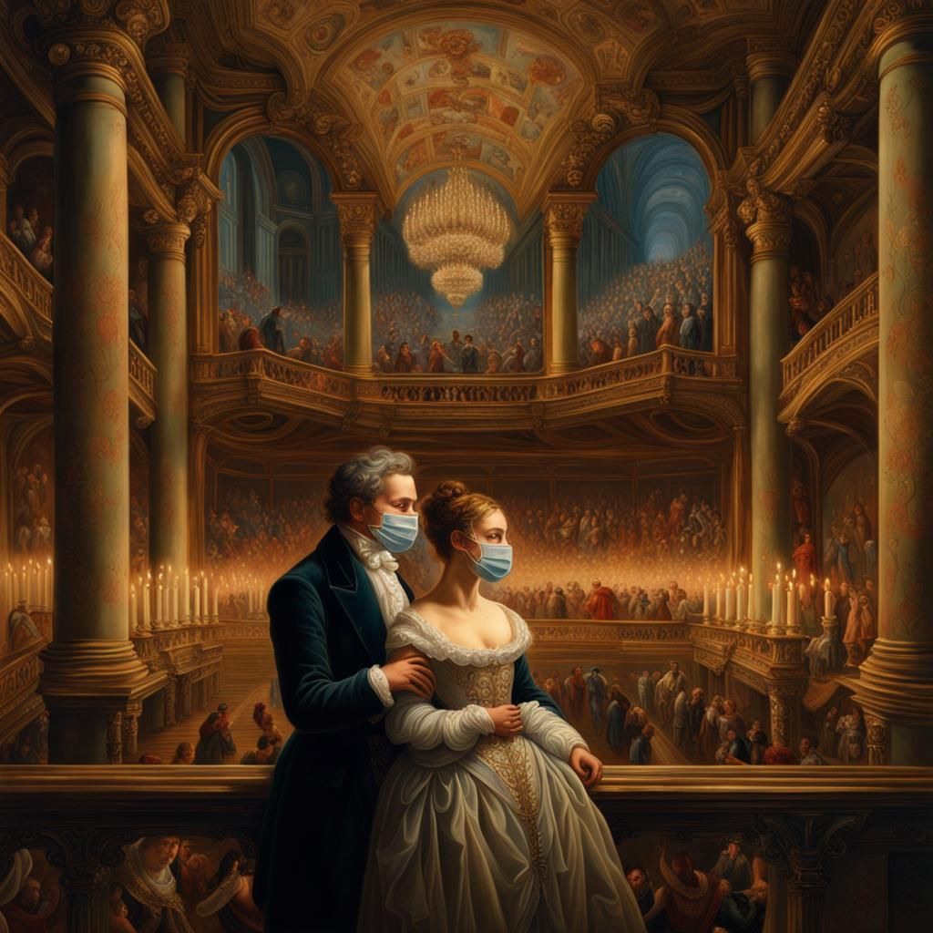 A night at the opera 2020 - AI Generated Artwork - NightCafe Creator