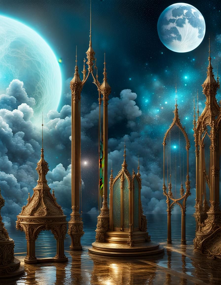 Dream state passage - - 3 - AI Generated Artwork - NightCafe Creator