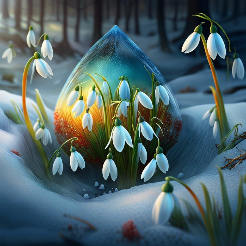 Drop of spring - AI Generated Artwork - NightCafe Creator