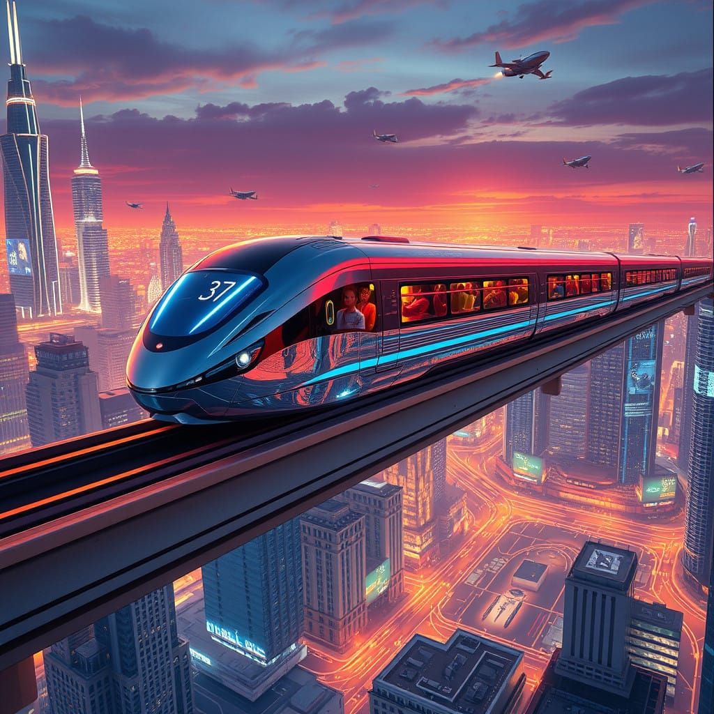 High Speed Train in Atlanta - High Speed Train in Atlanta