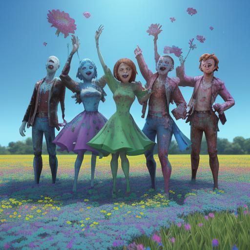 zombies - AI Generated Artwork - NightCafe Creator