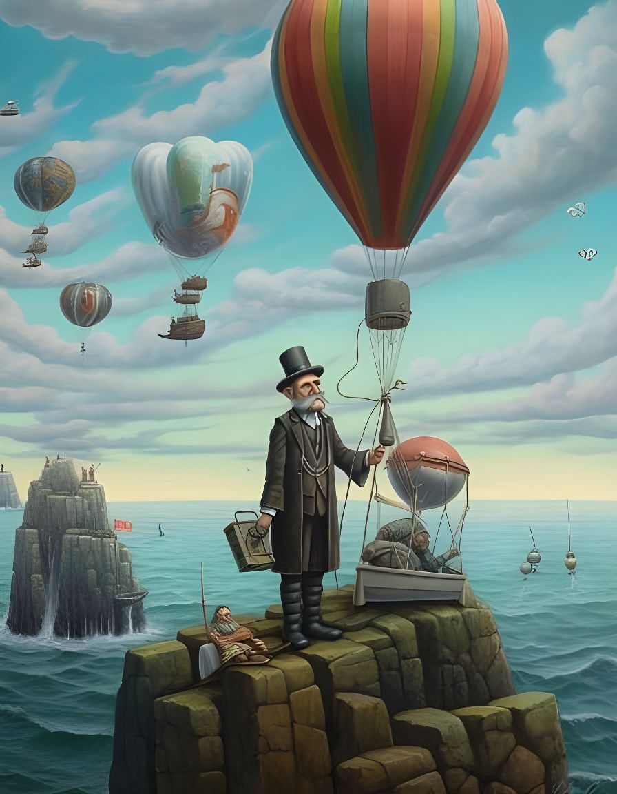 Everything you do is a balloon - AI Generated Artwork - NightCafe Creator