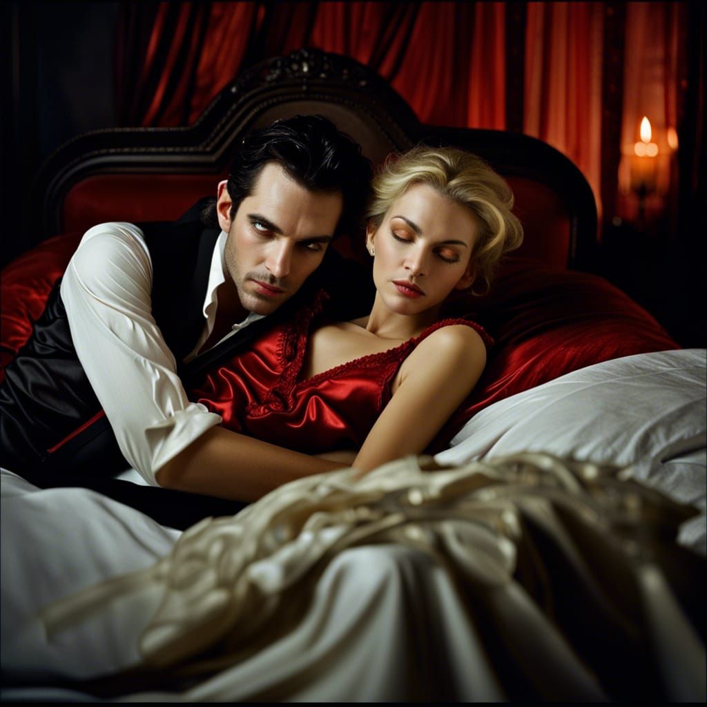 beautiful female vampire - AI Generated Artwork - NightCafe Creator