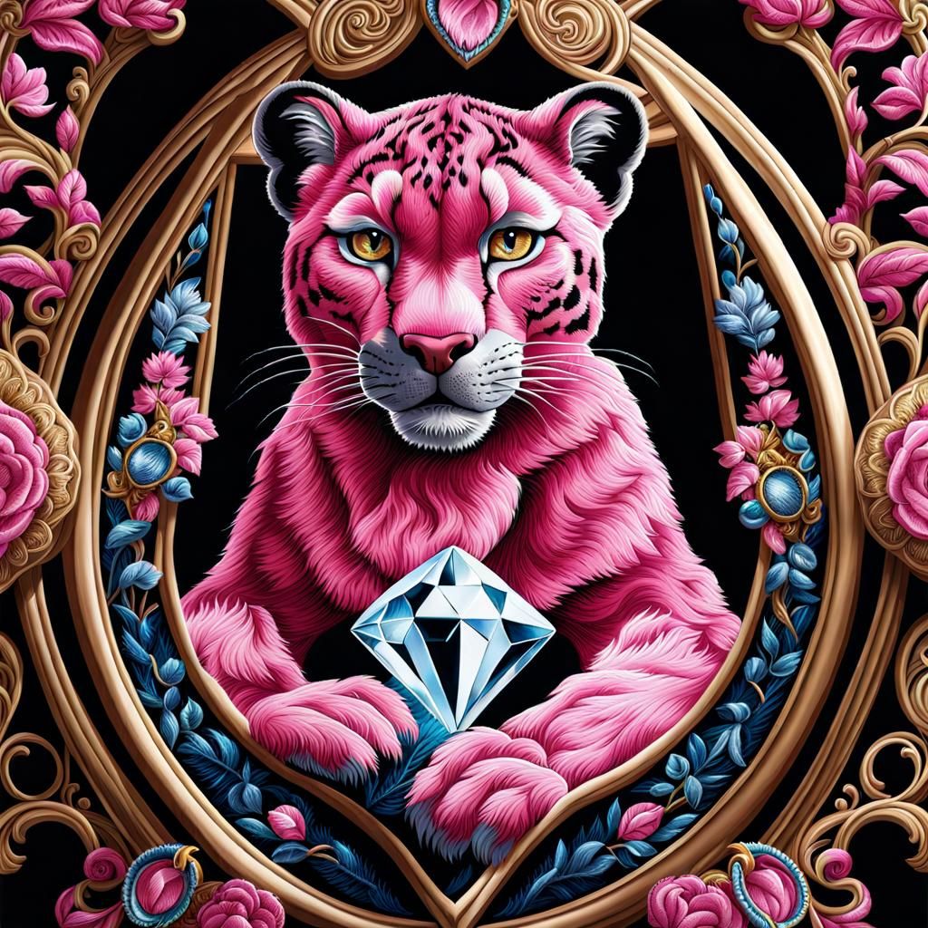 Pink Panther I - AI Generated Artwork - NightCafe Creator