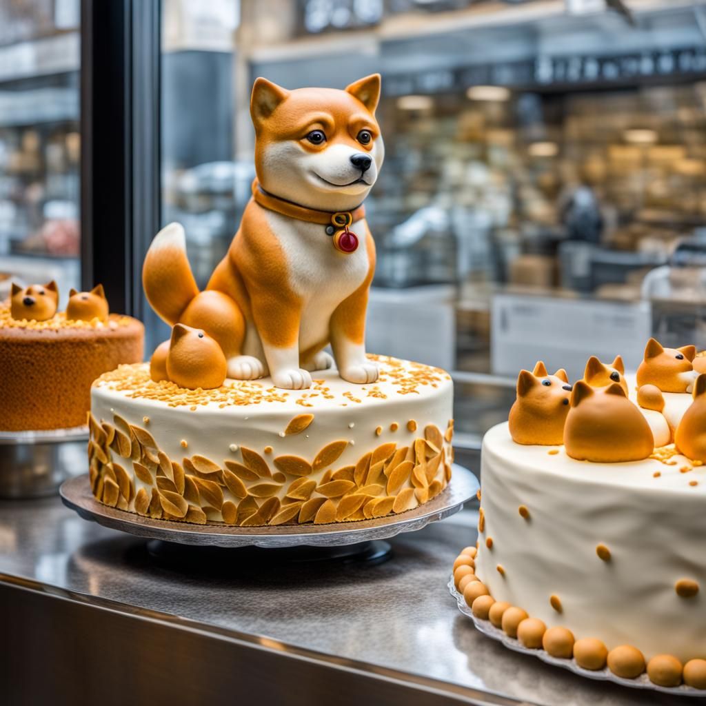 Shiba Cake - AI Generated Artwork - NightCafe Creator