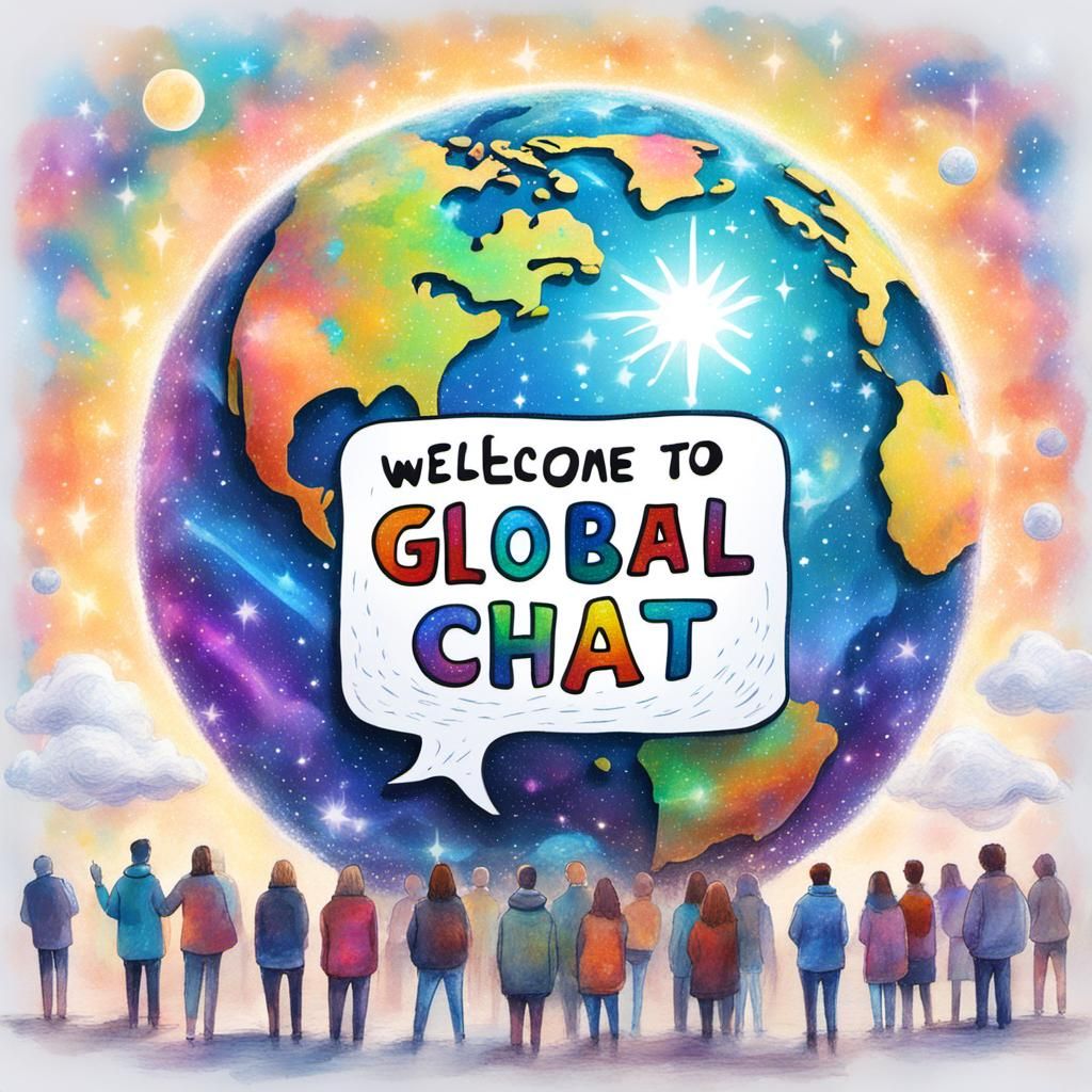 Global Chat Drawing 4 - AI Generated Artwork - NightCafe Creator