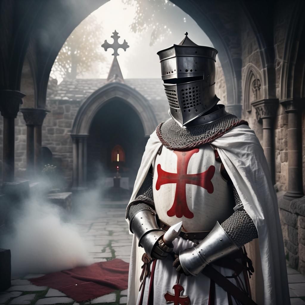 Templar in Acra - AI Generated Artwork - NightCafe Creator