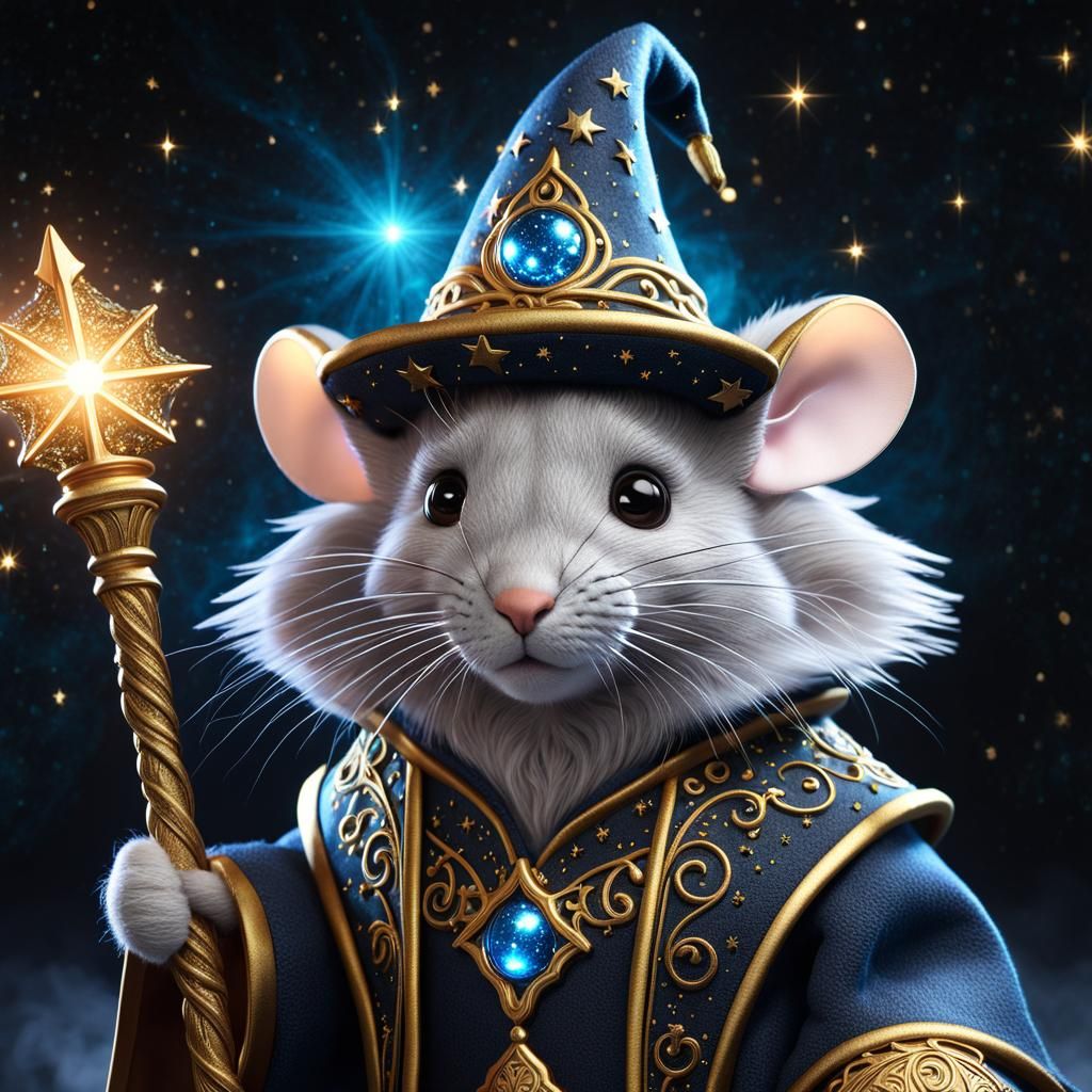 Mouse Sorcerer - AI Generated Artwork - NightCafe Creator