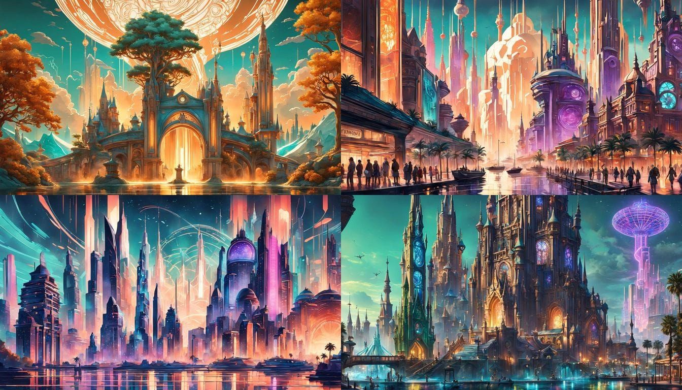 Orlando Landmarks as Chandrila High Republic Era M... - AI Art