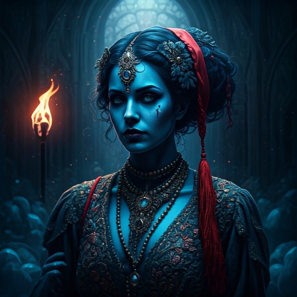 Blue Light Portrait - Blue Light Portrait