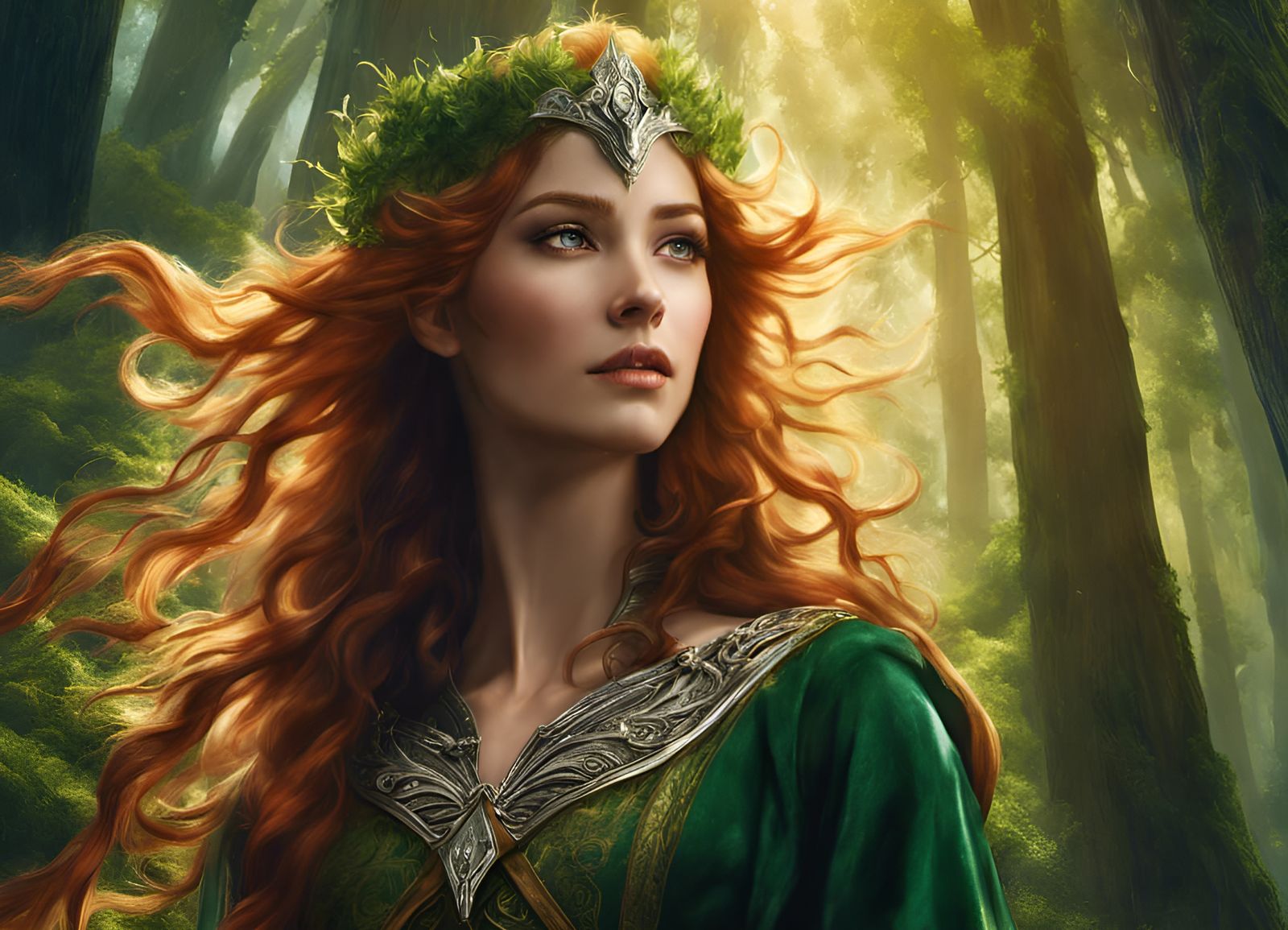 Queen of the Forest II - AI Generated Artwork - NightCafe Creator