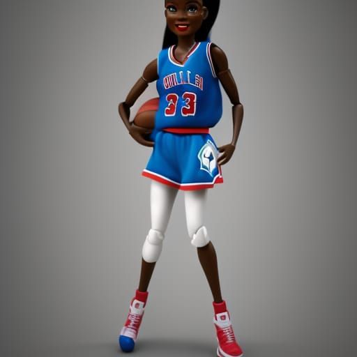 micheal jordan barbie - AI Generated Artwork - NightCafe Creator