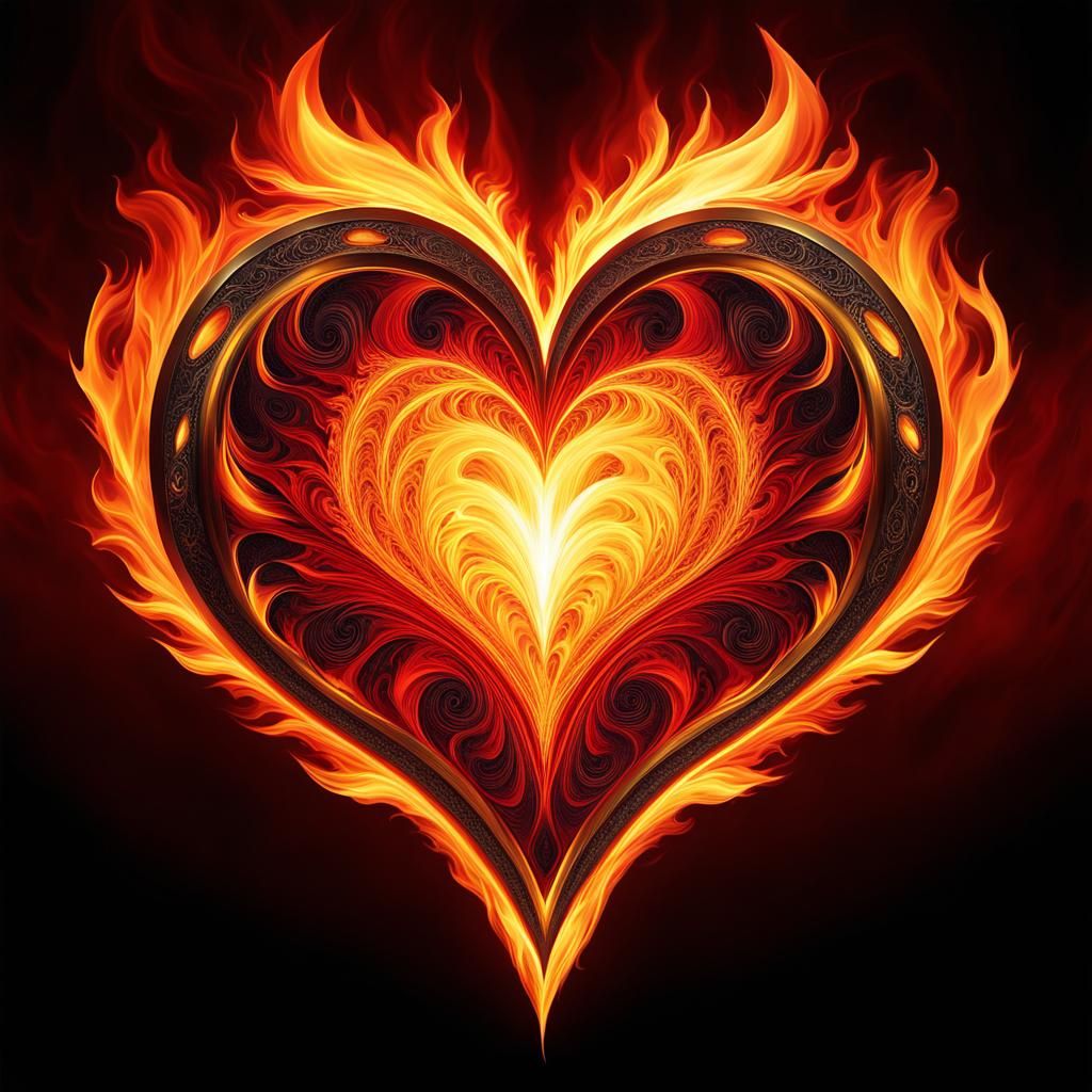 Your Ember Heart - AI Generated Artwork - NightCafe Creator
