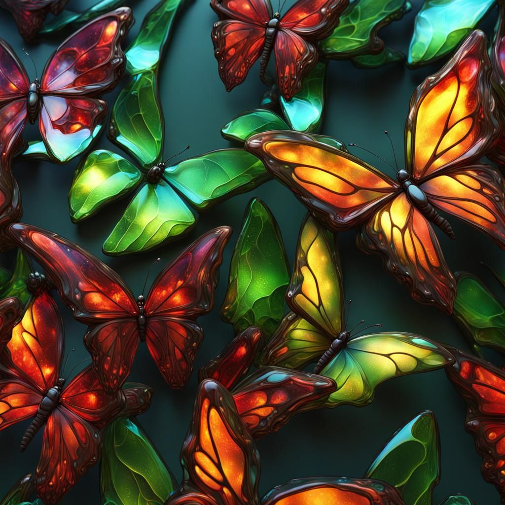 Butterflies - AI Generated Artwork - NightCafe Creator