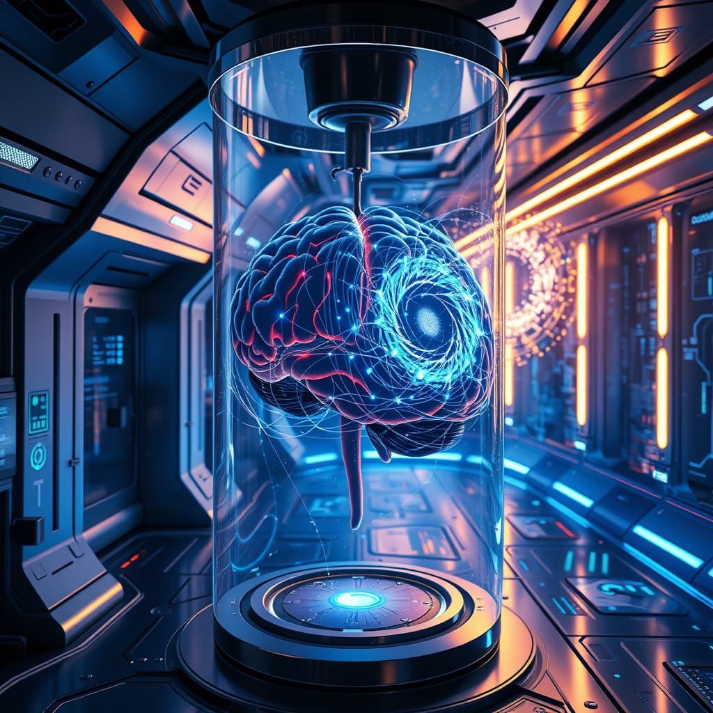 Neural Uprising: Futuristic Laboratory of Synaptic... - AI Art