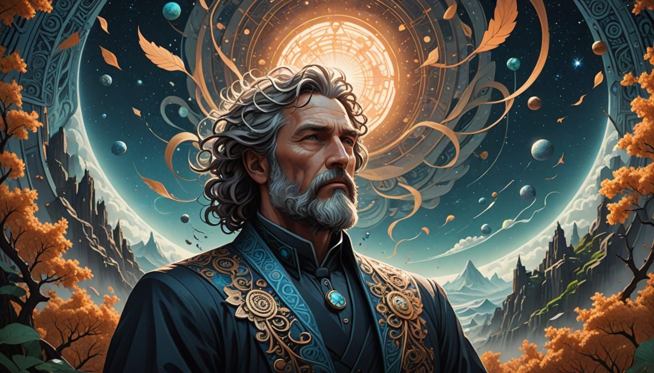 Epic Windscape: Aeolus Conducts a Tempestuous Symp... - AI Art