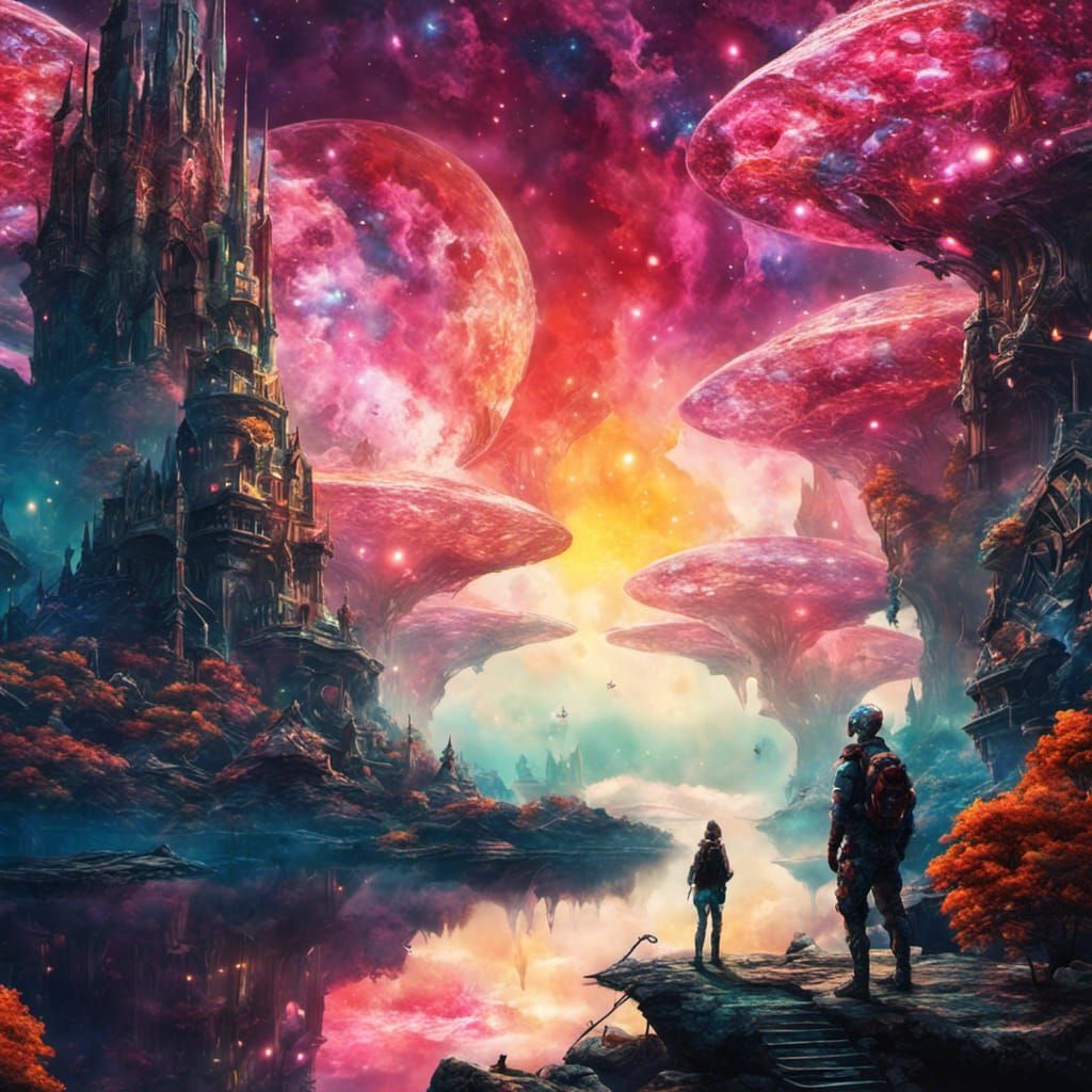 alien vacation - AI Generated Artwork - NightCafe Creator