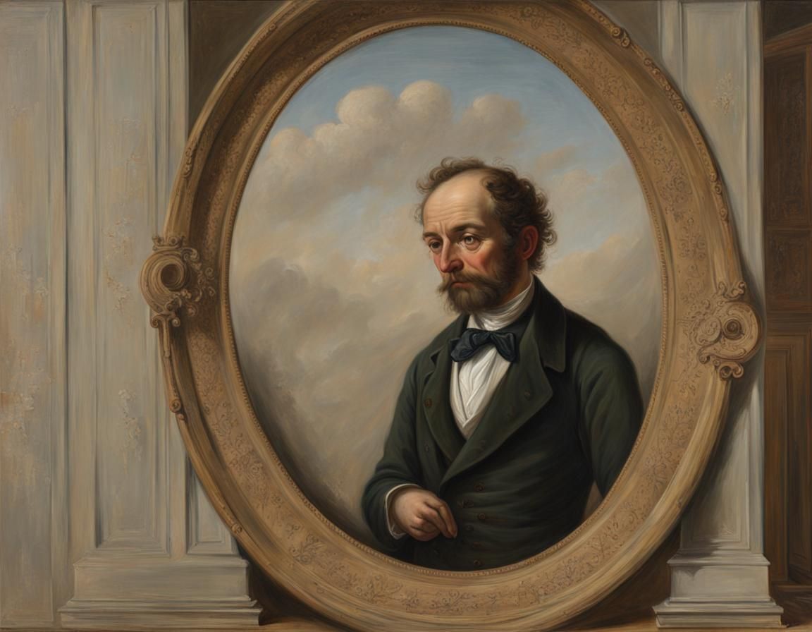 Human by François sallé, oil on canvas, realism, 1850, meticulous and ...