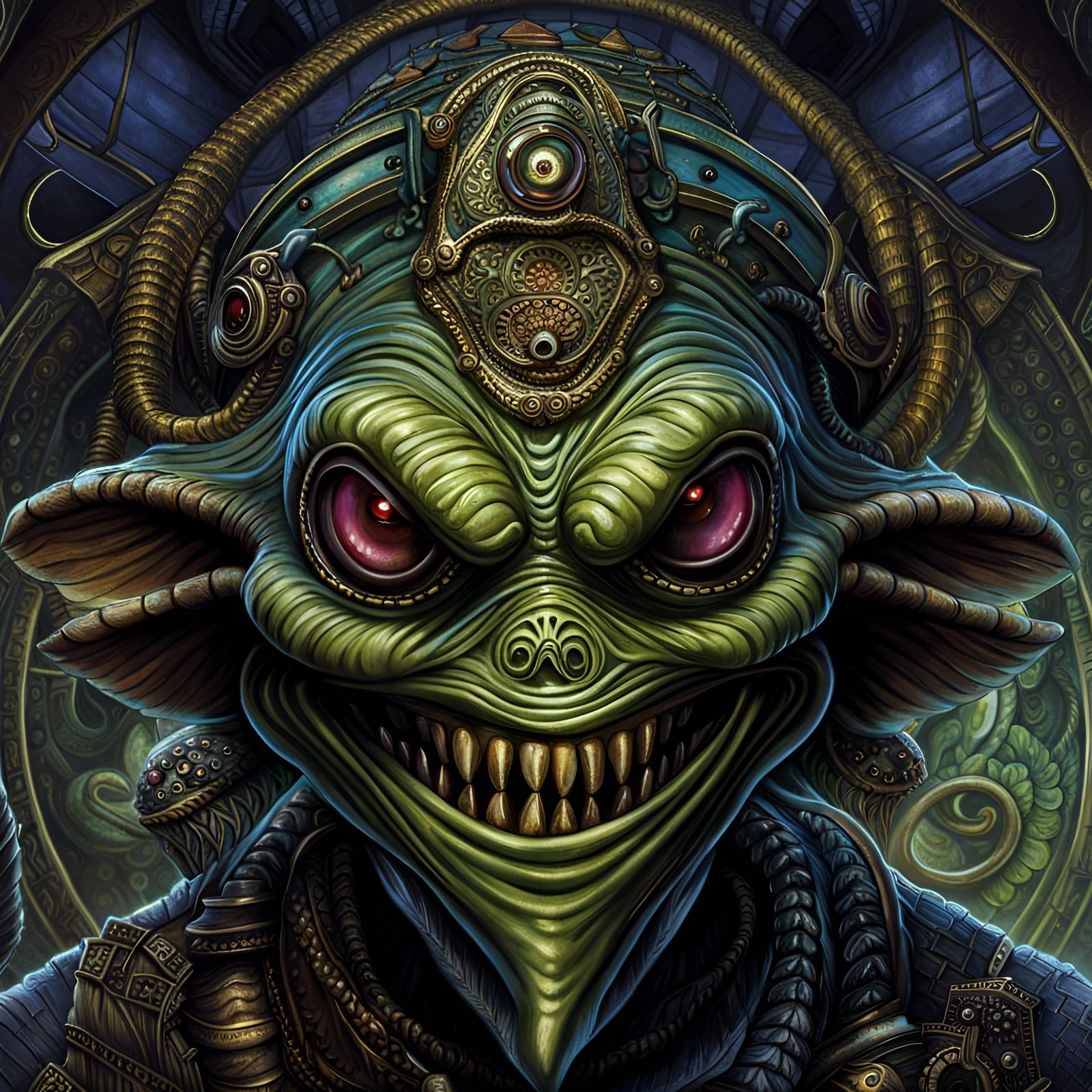 Alien Menace - AI Generated Artwork - NightCafe Creator