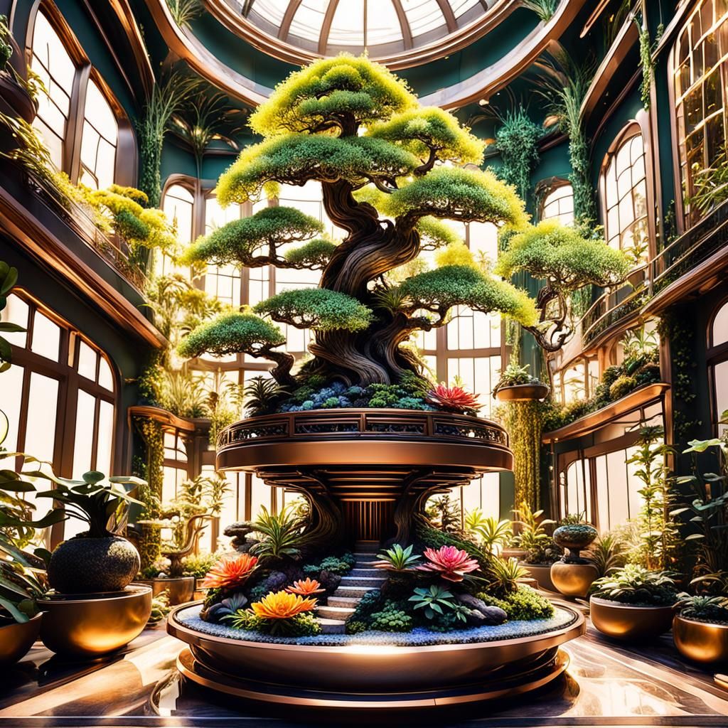 Atrium oasis , 03mar24 - AI Generated Artwork - NightCafe Creator