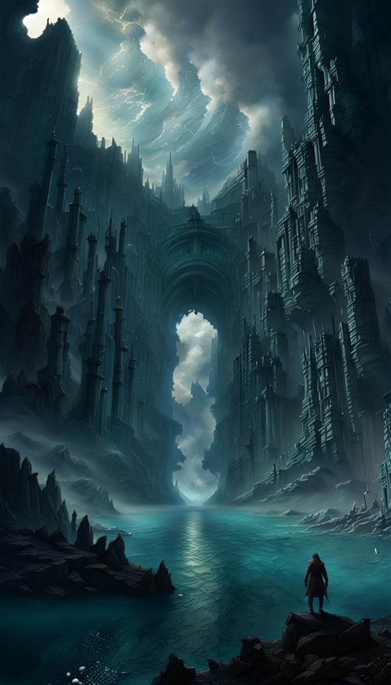 Peace and Tranquility Within the Abyss - AI Generated Artwork ...